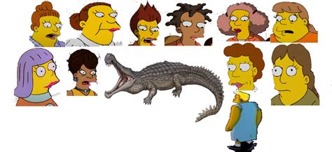 11 Female Characters Stared At The Sarcosuchus By Benhughes14 On Deviantart