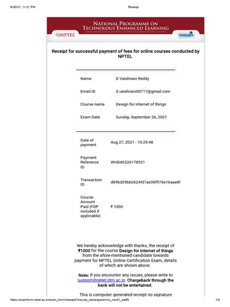 1923 b e ece batchno 121 internship pdf receipt