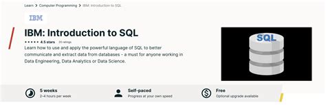11 Best Free Sql Courses For 2023