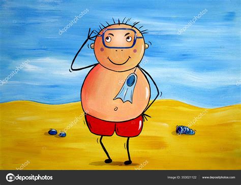 Cartoon Character Large Smile Stock Illustration By ©panthermediaseller