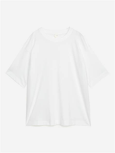 Shiro Relaxed T Shirt White Women Arket Se