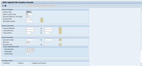 FMFG IPAC SAP Tcode US Federal IPAC Interface Process