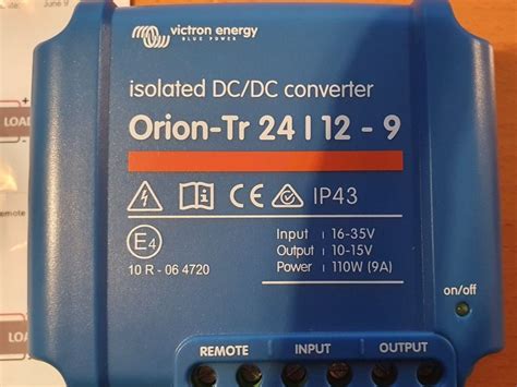 spannungswandler victron orion tr 24 12 9a 110w dc dc kaufen auf ricardo