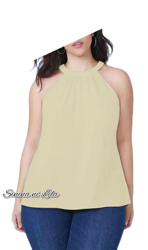 Andrea Plus Size Halter Top Lazada Ph