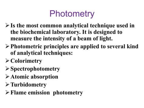 Colorimetry Principle Procedure And Applications Pptx