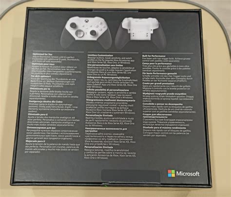 Геймпад беспроводной Microsoft Xbox Elite V2 Core белый 889842717075
