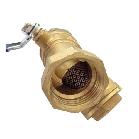 Y Typ Messing Sieb Filter Kugelhahn Anschluss 1 Zoll Dn25 Innengewinde Absperrhähne Ventile
