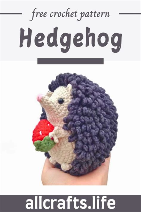 Crochet Little Hedgehog Amigurumi Pattern And Tutorial All Crafts