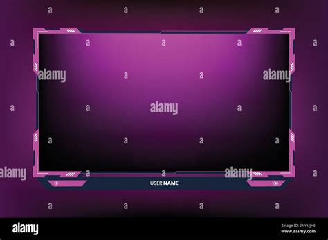 Futuristic Gaming Screen Interface Decoration With Girly Pink Color