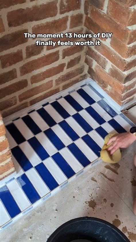 Diy Brick Tiling A Fireplace Video Hearth Tiles Fireplace Cover