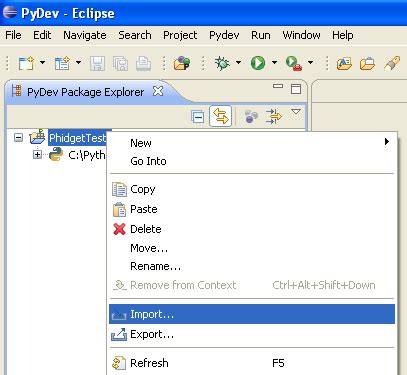 Language Python Phidgets Legacy Support