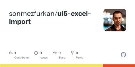 GitHub Sonmezfurkan Ui5 Excel Import
