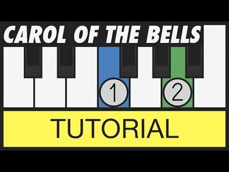 Carol Of The Bells How To Play Easy Piano Tutorial Youtube