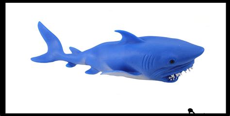 Sand Filled Squishy Shark Moldable Sensory Stress Squeeze Fidget T