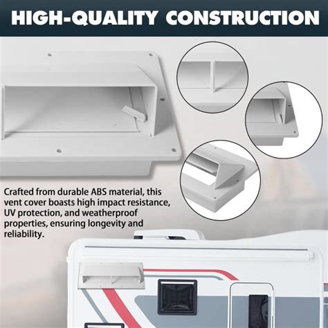 Rv Exhaust Sidewall Vent Cover 2pcs Vadania Home Upgrader