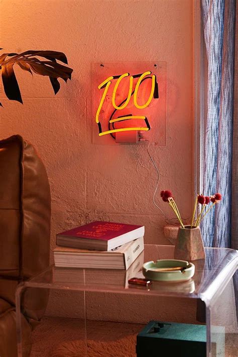 100 Neon Sign Neon Signs Aesthetic Room Decor Neon