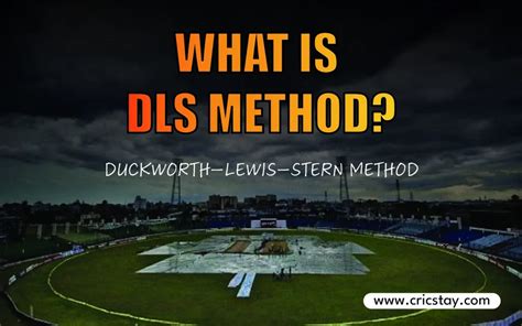 Dls Method In Cricket What Is Dls Method