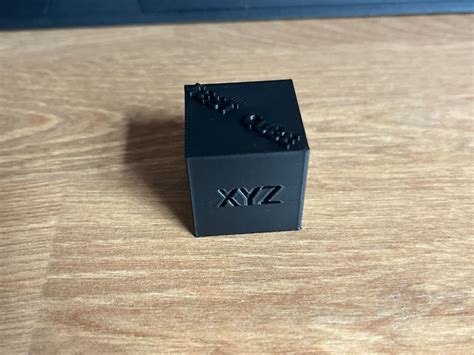 Printer Test Text Cube Test Model By Plasic Pritables Makerworld