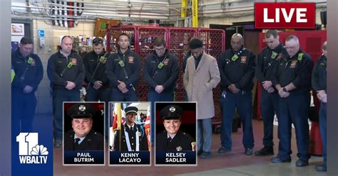 Baltimore Remembers Its Three Fallen Firefighters On First Anniversary