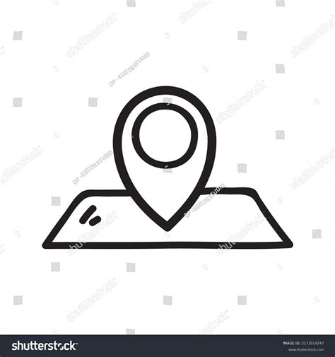 flat location icon map icon vector stock vector royalty free