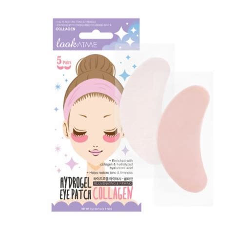 Look At Me Hydrogel Eye Patches 5pairs Collagen 5 Sheets Fred Meyer