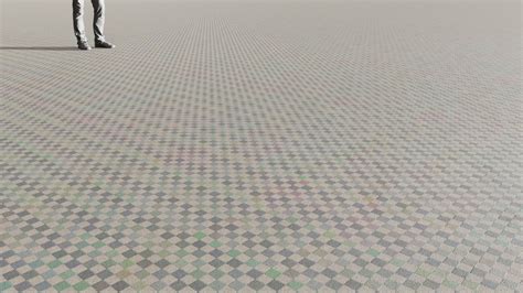 Diamond Check Wool Rug Texture Multicolour Poliigon