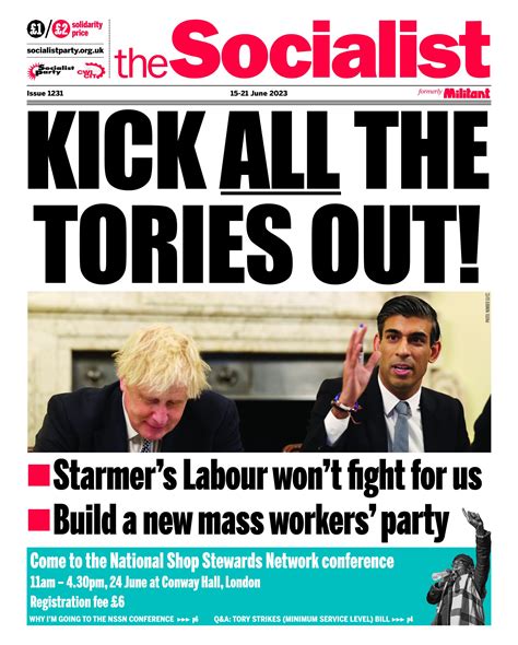 The Socialist Issue 1231 Socialist Party