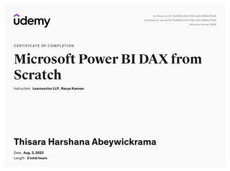 Thisara Harshana Abeywickrama On Linkedin Udemy Course Completion