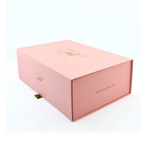 Supply Low Moq Custom Wholesale Luxury Foldable Pink Magntic Paper T