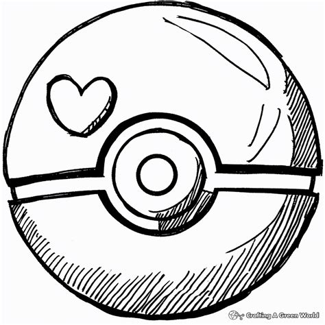 Pokeball Coloring Pages Free And Printable