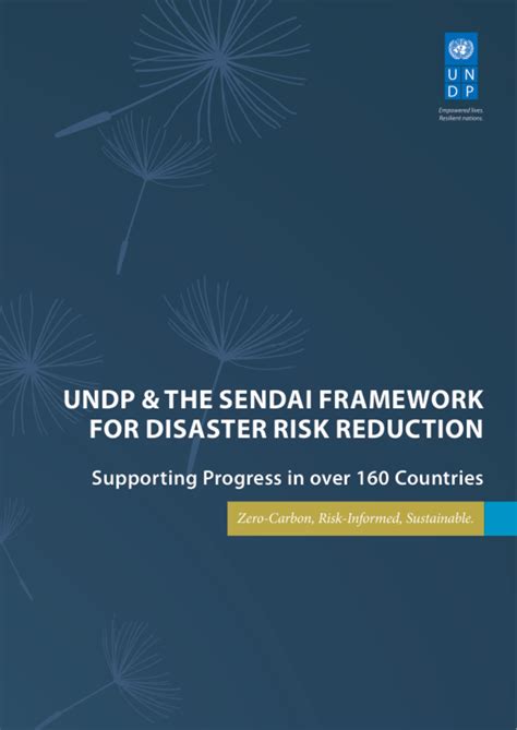 Undp And The Sendai Framework For Disaster Risk Reduction World Reliefweb