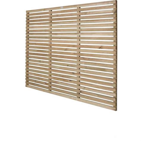 Forest Garden X Ft Pressure Treated Slatted Fence Panel Wilko