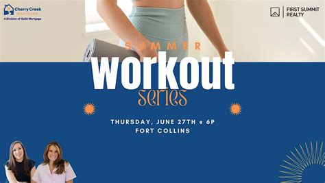 Summer Workout Series Free Workout Class 1501 Knotwood Ct Fort