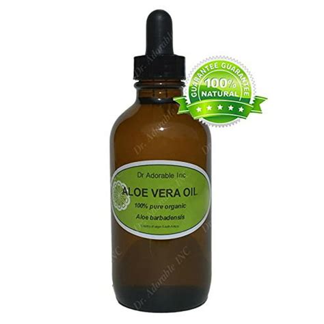 Dr Adorable 100 Pure Aloe Vera Oil Organic Cold Pressed Infused