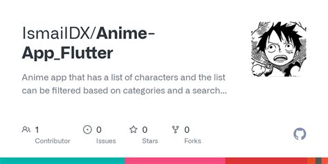 Github Ismaildxanime Appflutter Anime App That Has A List Of