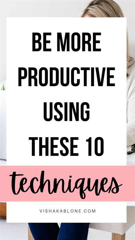 Be more productive using these techniques | Productive habits, Self improvement tips, Productivity