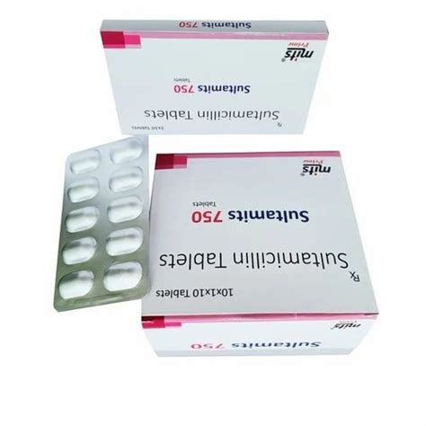 Sultamicillin 750 Mg Tablet At ₹ 500 Stripe Nana Varachha Surat Id 2852229092062