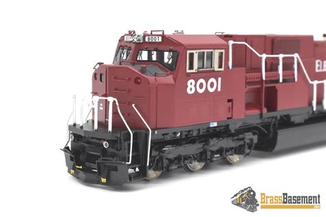 Ho Brass Omi 65291 Emd Sd80mac 8001 Demonstrator Fp Red Brass