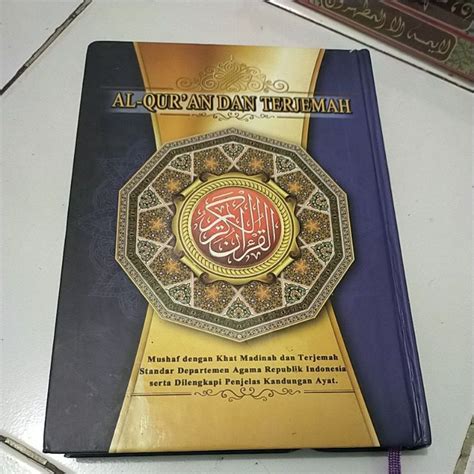 Jual ORI AL QURAN DAN TERJEMAH MUSHAF DENGAN KHAT MADINAH DAN TERJEMAH