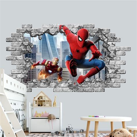 Spiderman Wall Decor Etsy