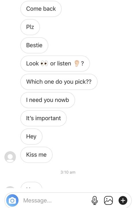 This Girl I Didnt Know Dmed Me Weird Messages Like This For Months 😬