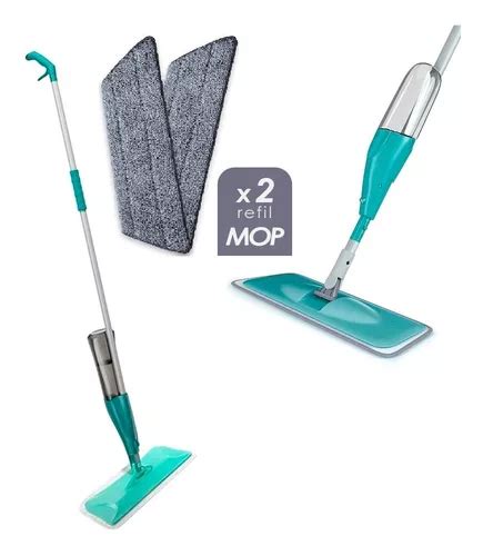 Kit Esfregão Mop Spray Reservatório Dispenser Refil Parcelamento sem juros
