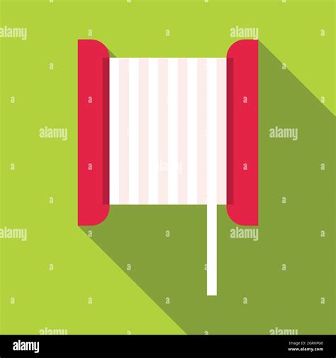 Bobbin Icon Flat Style Stock Vector Image And Art Alamy
