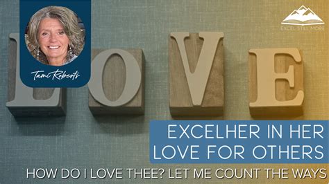 How Do I Love Thee Let Me Count The Ways