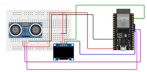 Esp32 Com Sensor Ultrassônico De Distância Hc Sr04 E Display Oled Ssd 1306 Codificalab