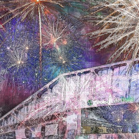 2024 Limited Edition Fireworks Series Globe Life Field Baseball