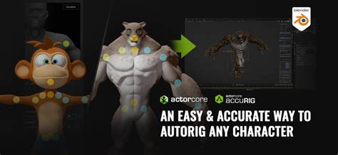 Accurig To Blender Pipeline An Easy And Accurate Way To Auto Rig Any Character [ ] Blendernation