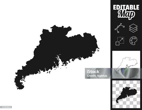 Guangdong Maps For Design Easily Editable Stock Illustration Download Image Now Guangdong
