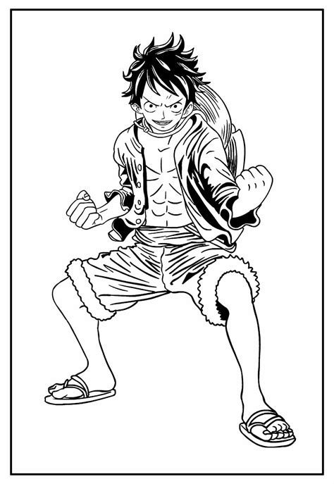 Desenhos Do One Piece Para Colorir Bora Colorir