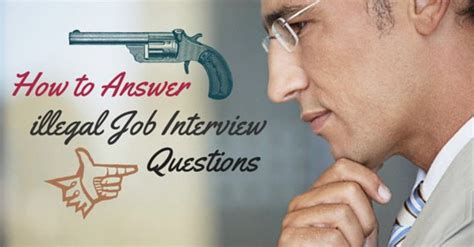 Illegal Job Interview Questions And How To Answer Them Wisestep